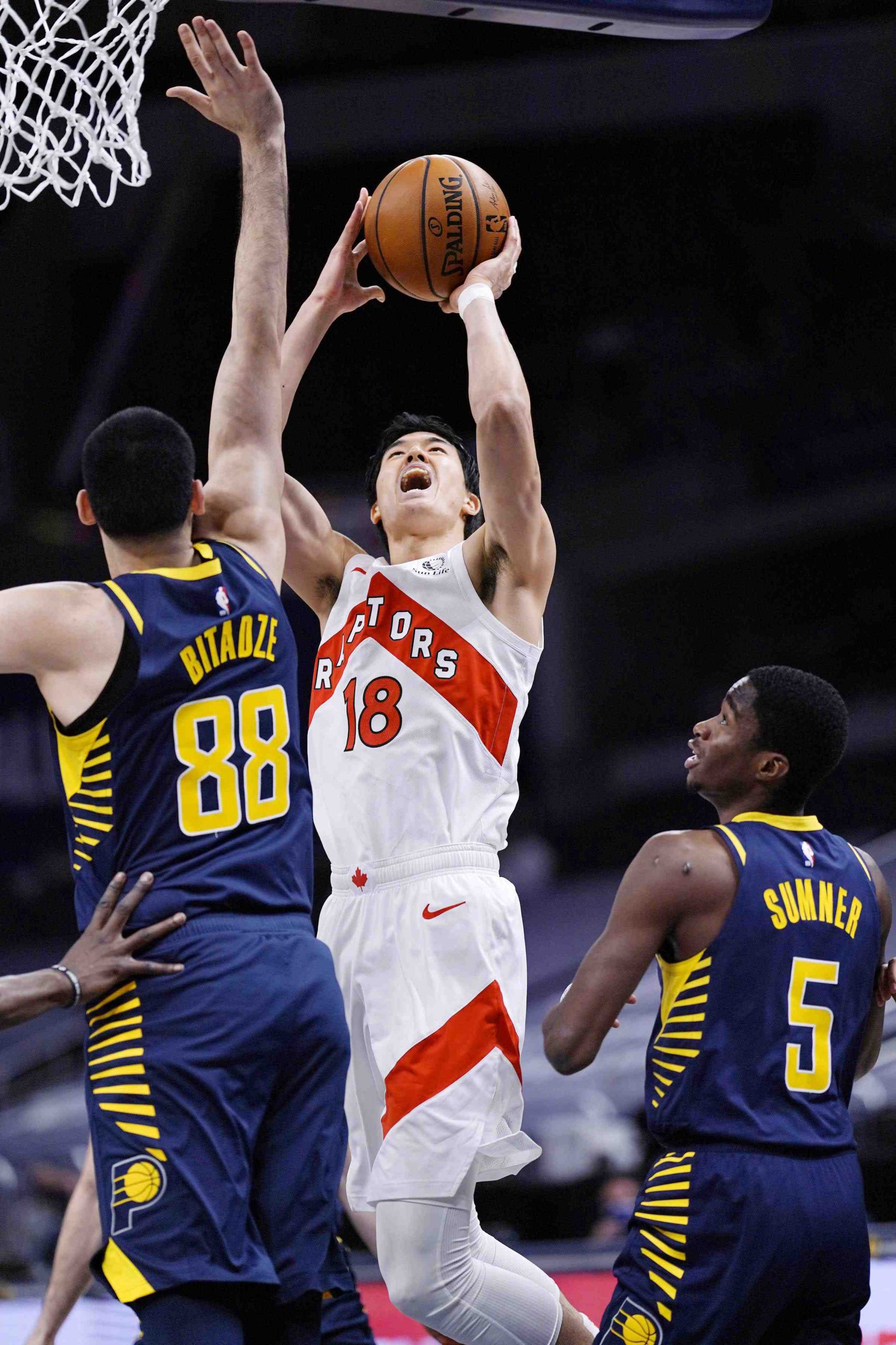 BASKETBALL | Toronto Raptors Forward Yuta Watanabe Receives First ...