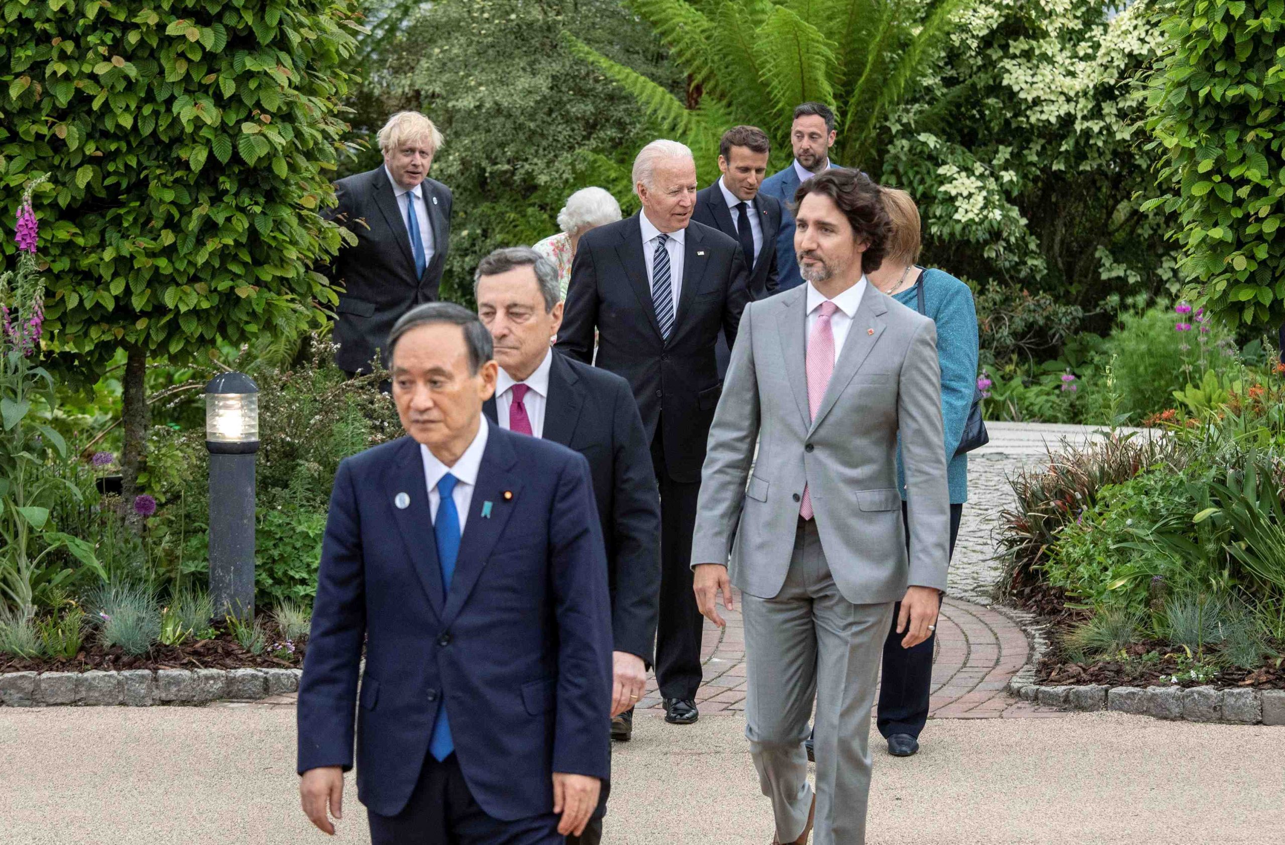 Reception at The Eden Project on the sidelines of the G7 summit in ...