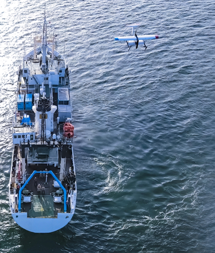 Whale Research Drone ‘Asuka’ Debuts at Japan Drone Exhibition