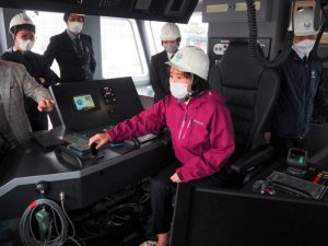 Embarking on the World’s First EV Tanker, Piloted by a Joystick | JAPAN ...