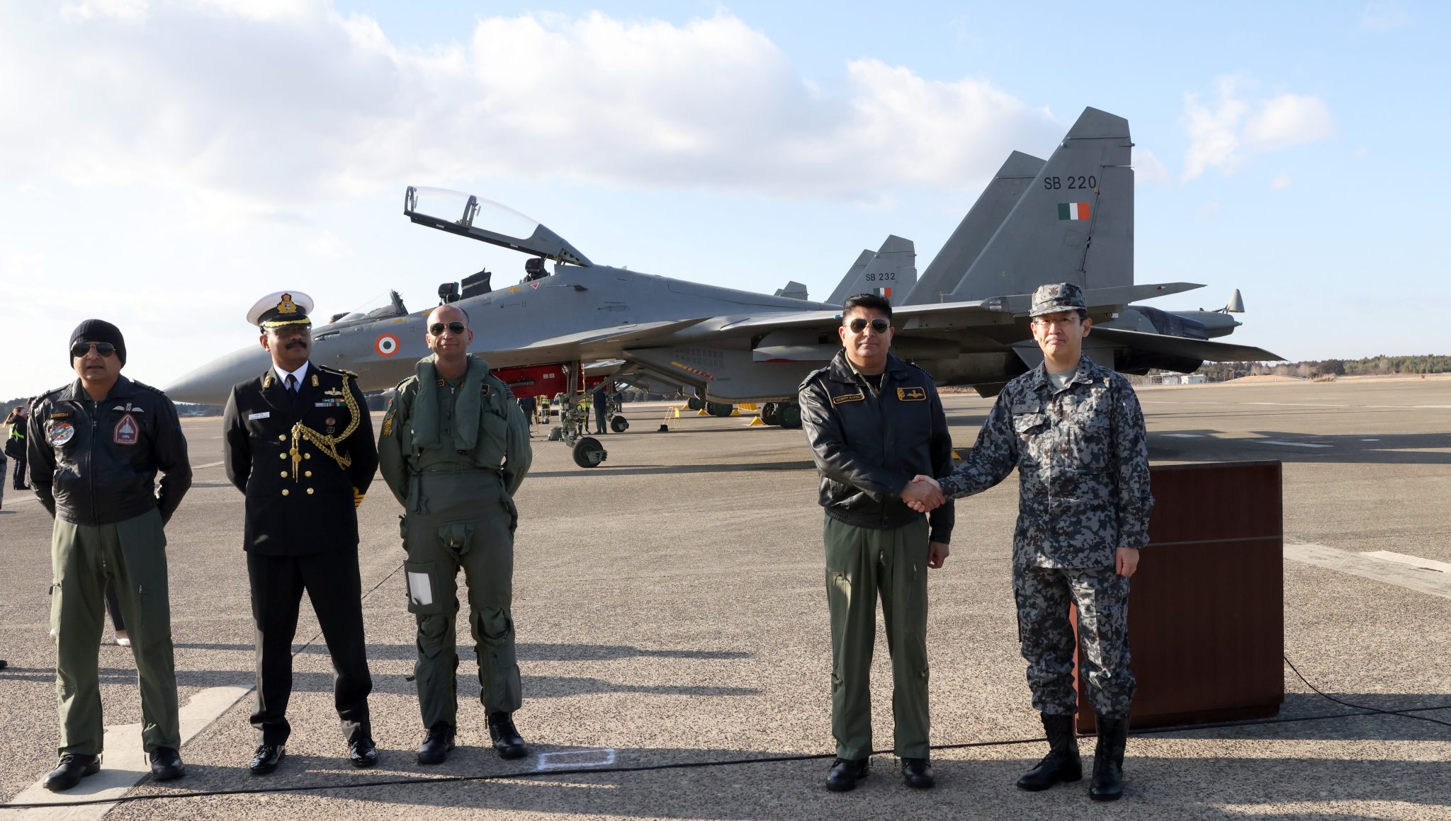Joint Fighter Training Exercise 'Veer Guardian' Held by Japan and India ...