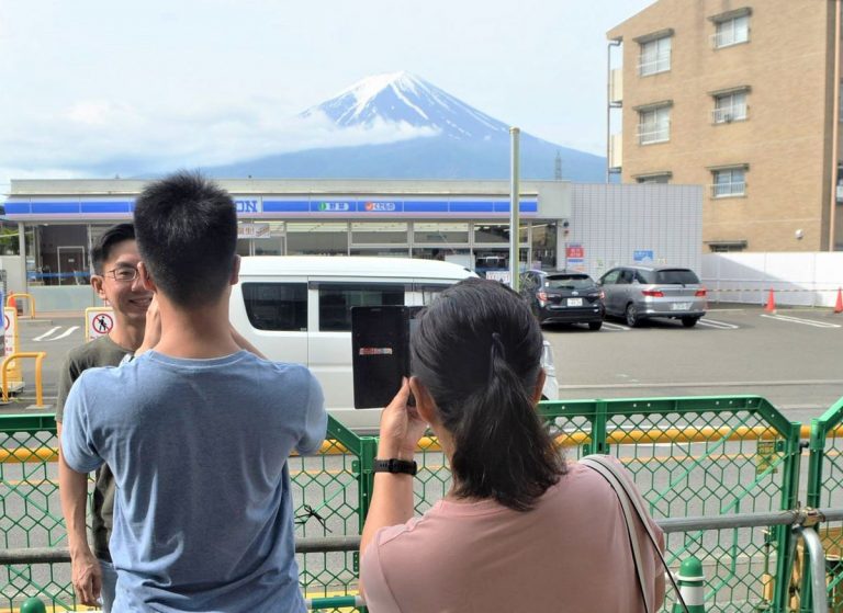 Mount Fuji: Screen is Up to Block Popular View and Curb Overtourism ...