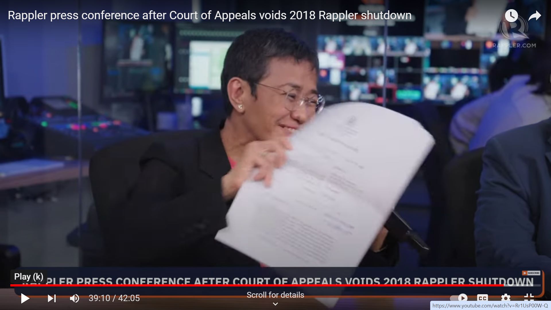 Philippine Court Quashes Shutdown Order vs Maria Ressa's Rappler News ...